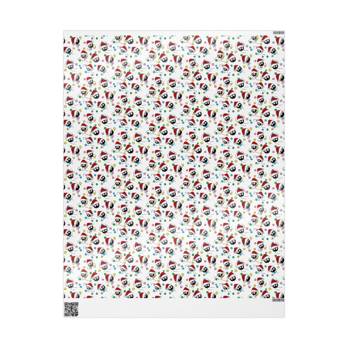 Soot Sprites Santa Christmas Wrapping Paper Studio Ghibli – Geeks Pride