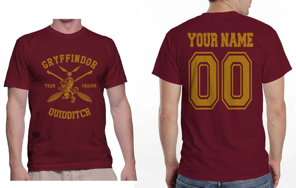 Customize - Gryffindor Quidditch Team Chaser Men T-Shirt – Geeks Pride