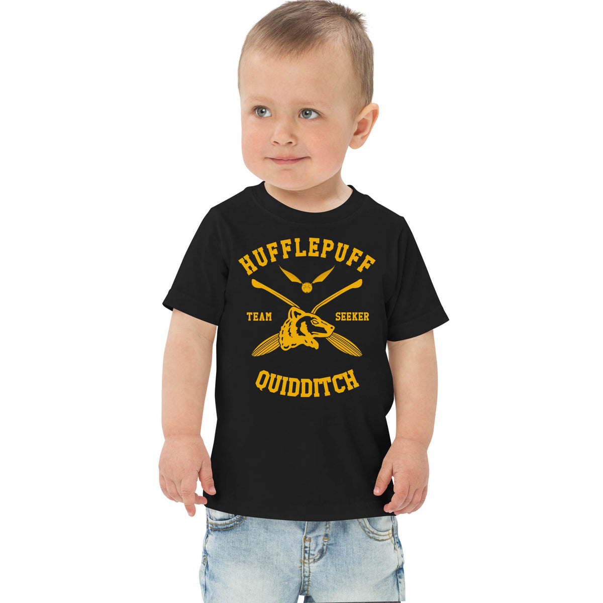 Hufflepuff Quidditch Team Seeker Toddler T-shirt Tee – Geeks Pride