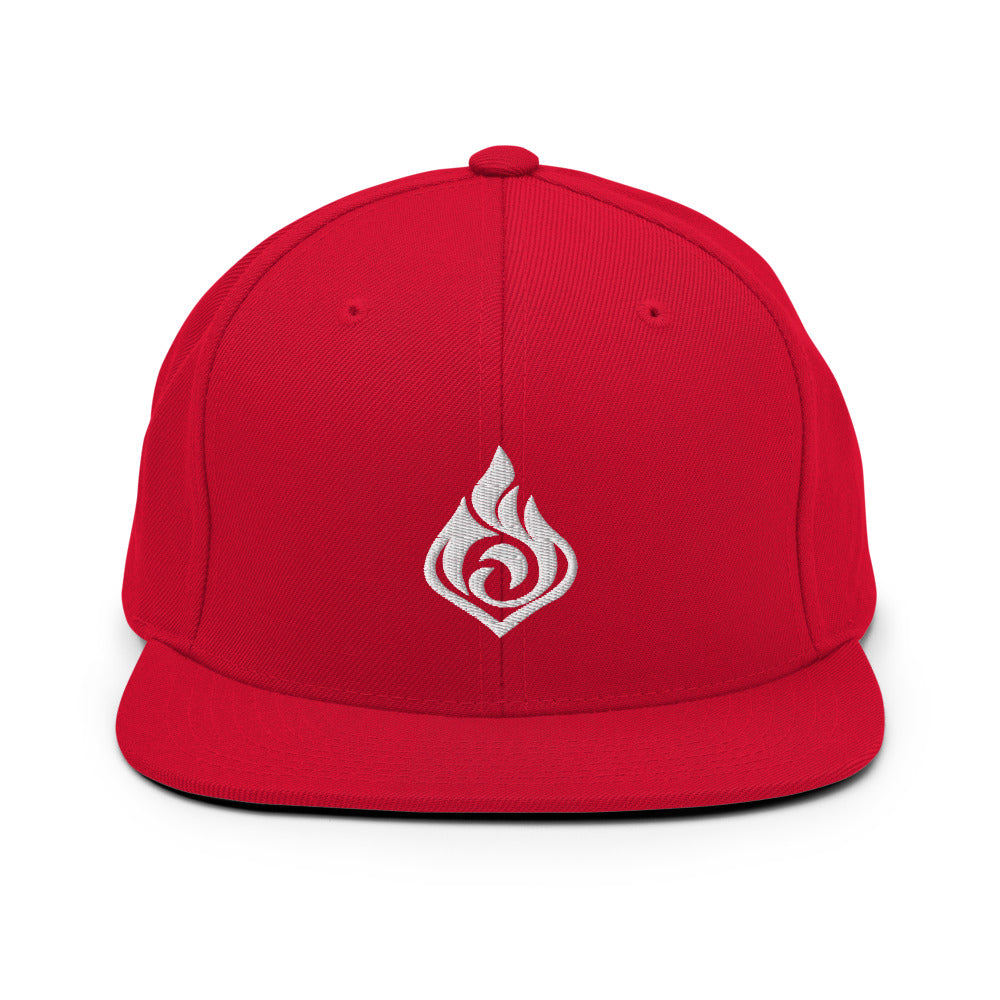 Pyro Symbol Embroidered Snapback Hat – Geeks Pride