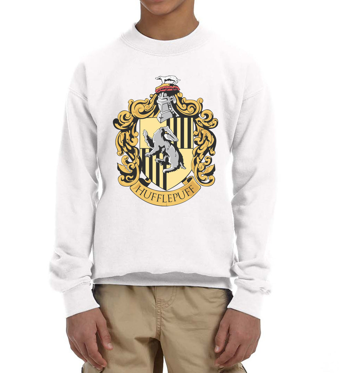 Hufflepuff Crest #1 Youth / Kid Sweatshirt – Geeks Pride