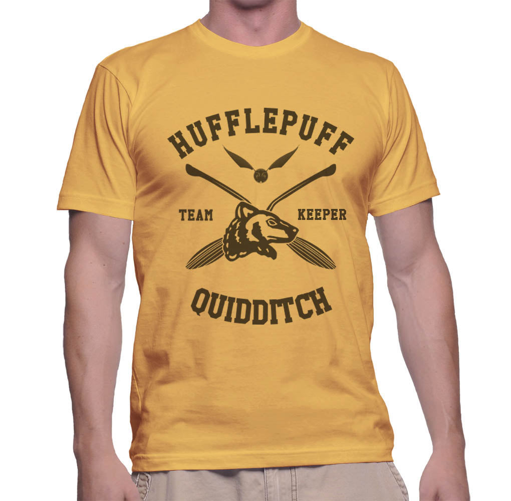 Hufflepuff Quidditch Team Keeper Men T-Shirt – Geeks Pride