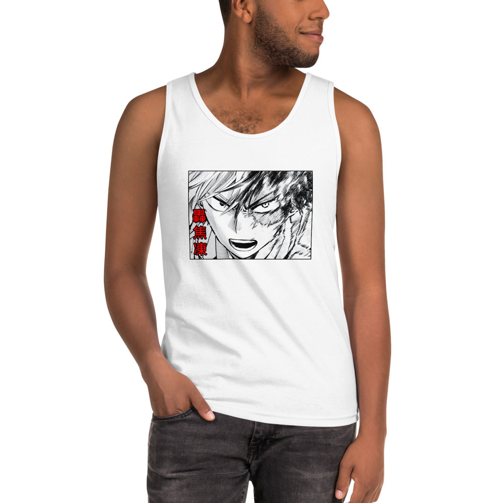 Todoroki Angry Face Tank top – Geeks Pride