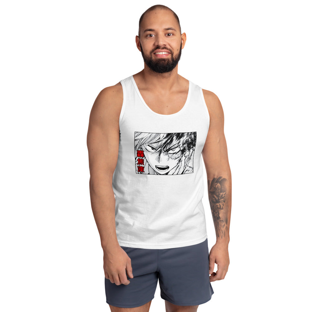 Todoroki Angry Face Tank top – Geeks Pride